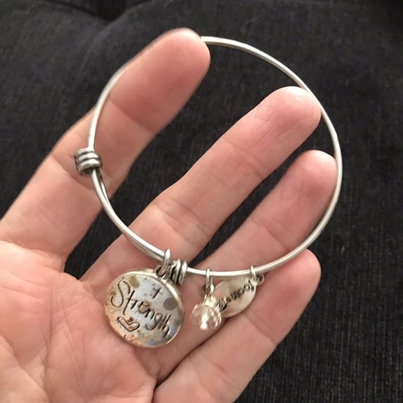 Footnotes | Jewelry | Footnotes Anchor Bracelet Expandable Silver Tone ...